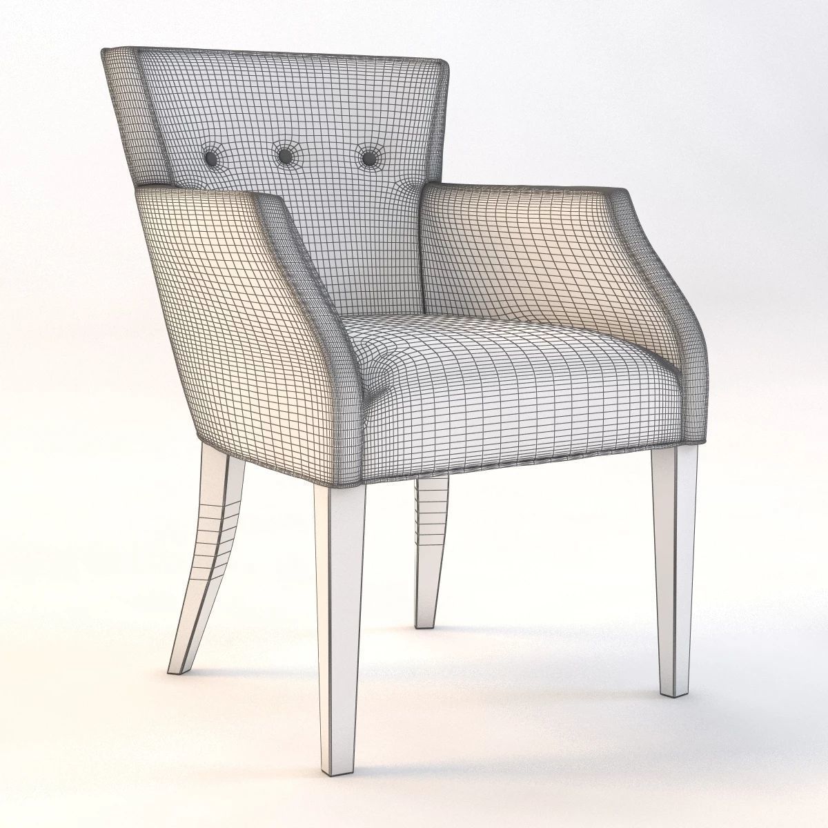 Modern Luxury Occasional Chair 92017 3D model | CGTrader