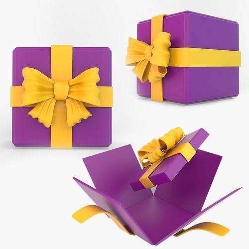 Gift Box 3D model | CGTrader