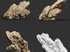 3D model Sharp Rock Formation 221109 - Ultra HD 16K Texture VR / AR ...