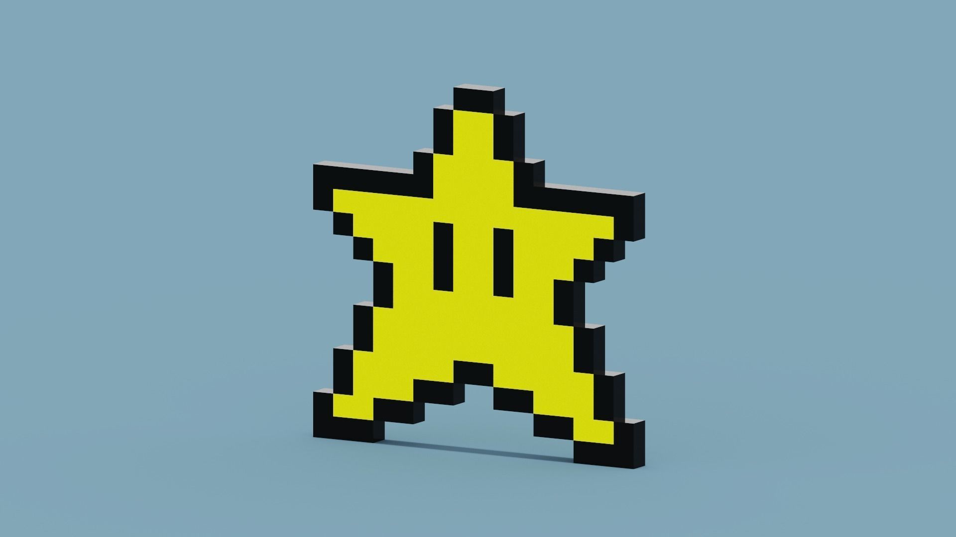 3D model Mario Star Icon VR / AR / low-poly | CGTrader