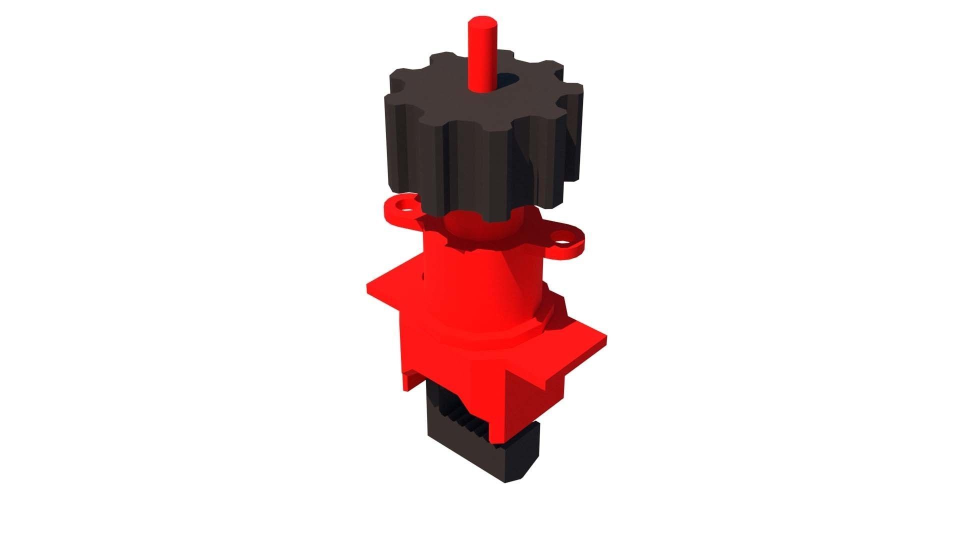 locking butterfly valves free 3D model | CGTrader