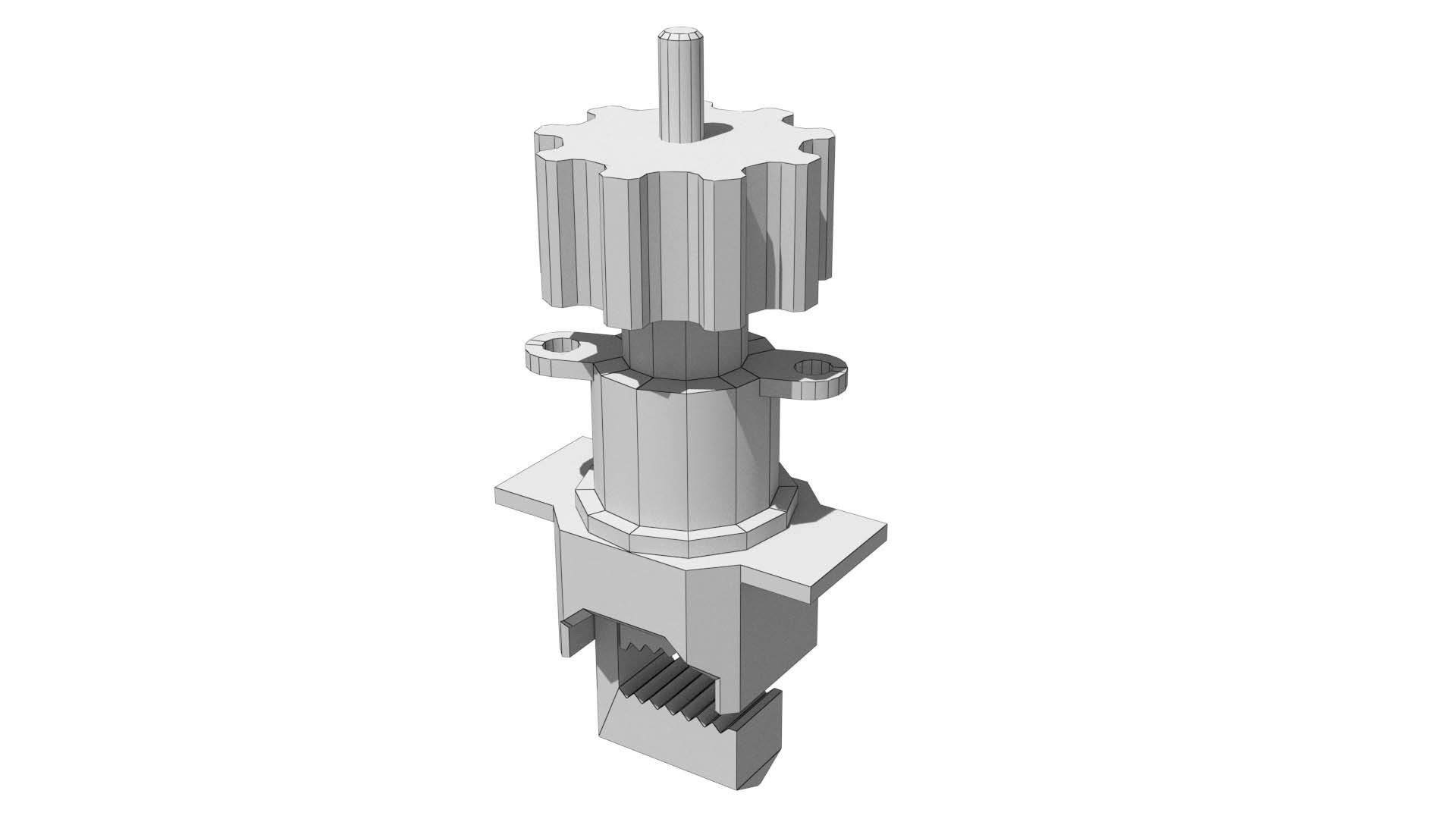 locking butterfly valves free 3D model | CGTrader