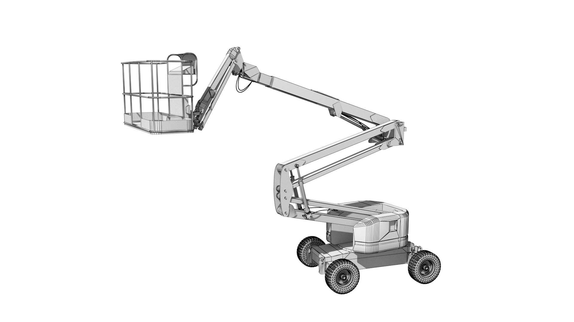 manlift scissor lift 3D model | CGTrader