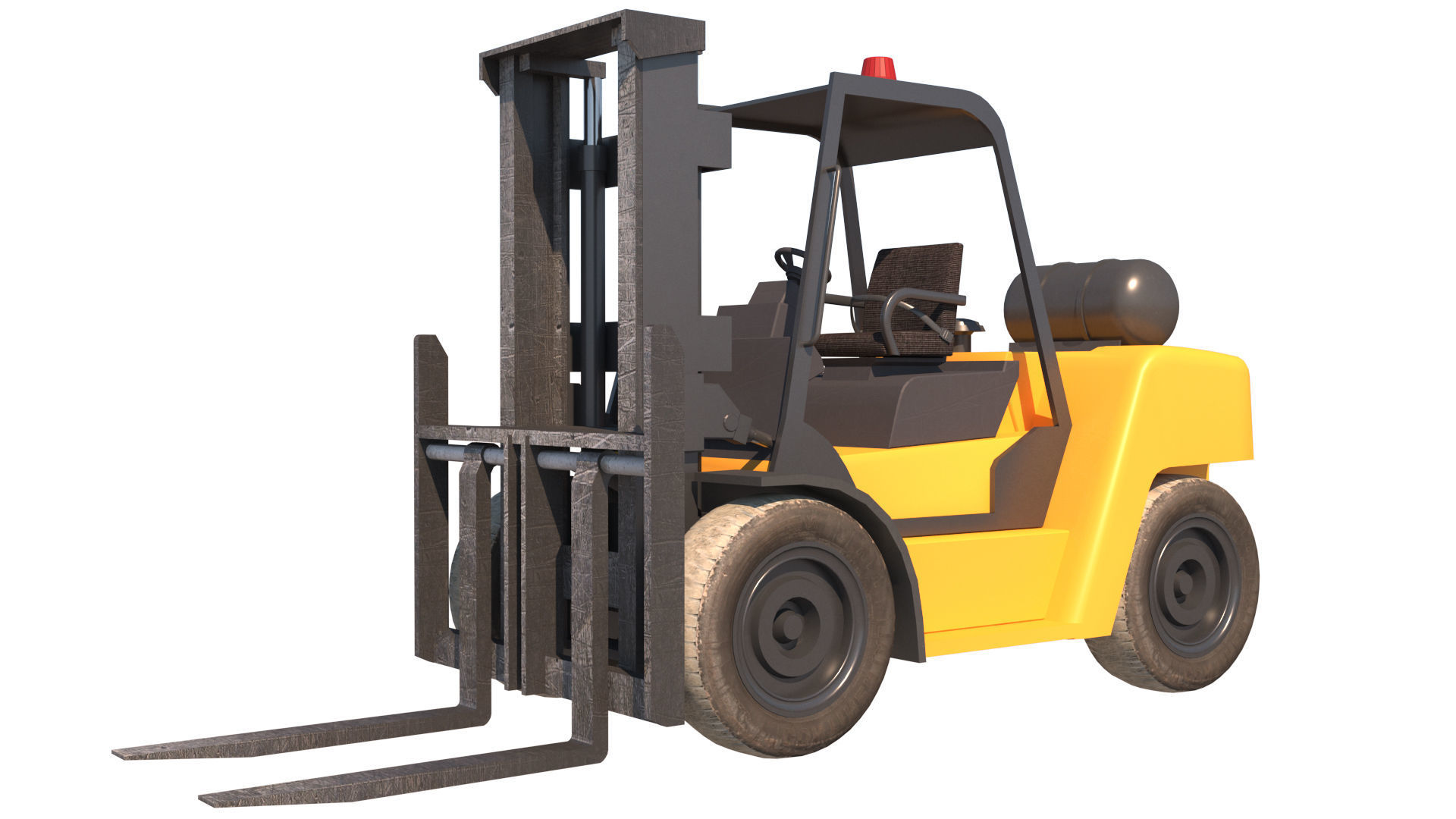 montacarga forklift truck 3D model | CGTrader