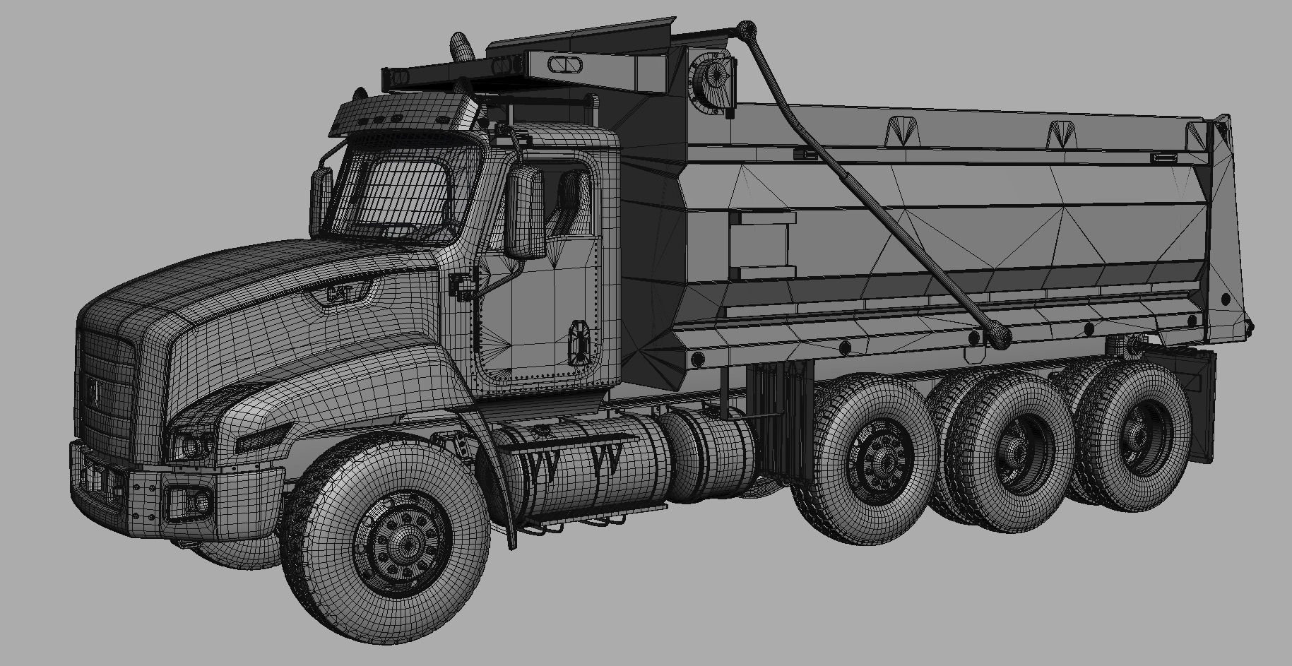 Dump Truck CT660S 3D model | CGTrader