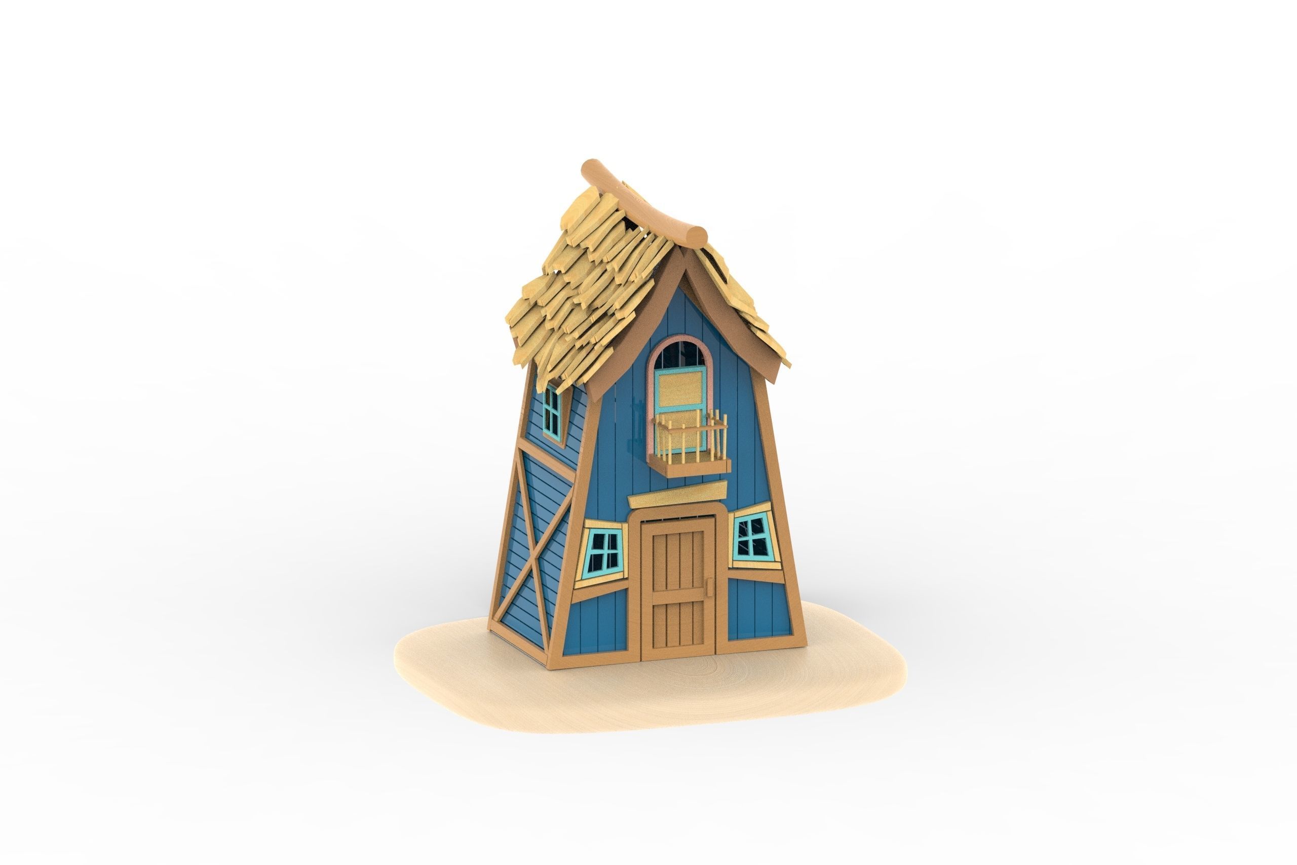 Hobbit House 3d Model 3D model | CGTrader