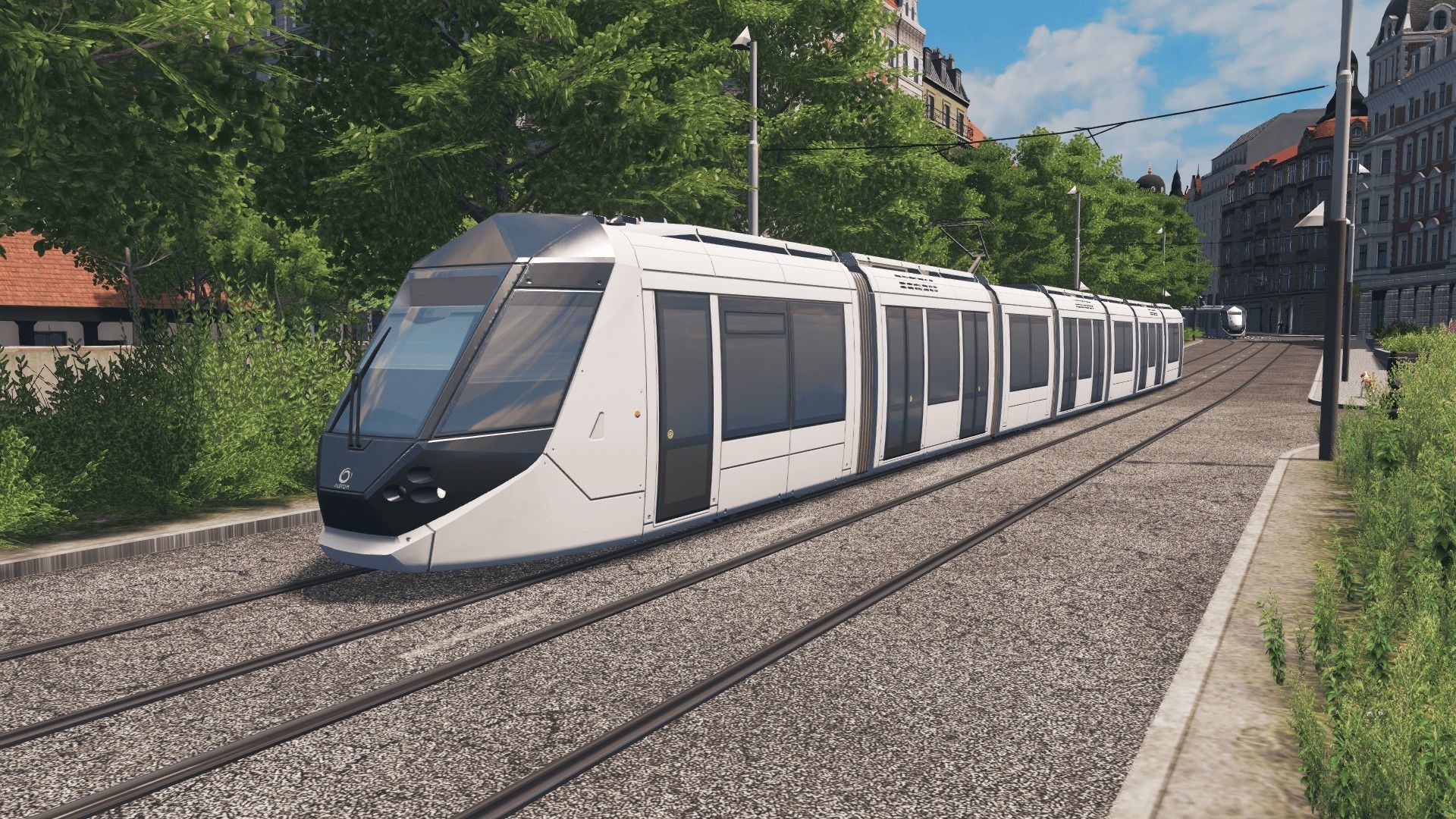 3D model Alstom Citadis 402 - Dubai Tram VR / AR / low-poly | CGTrader