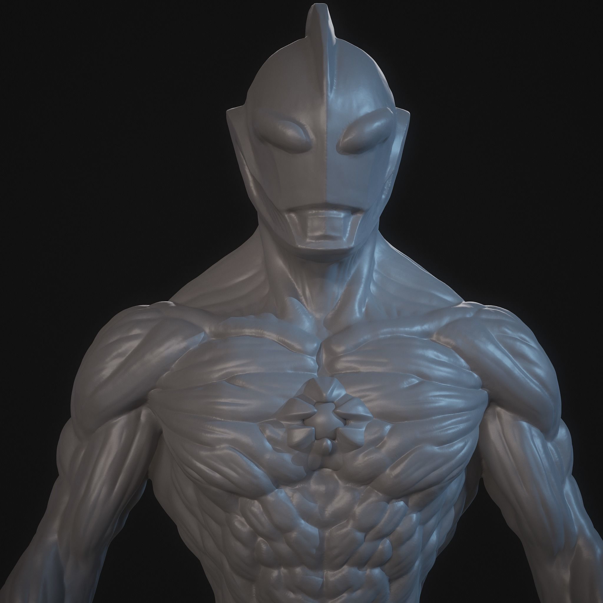Demonic Ultraman statue 3D model 3D printable | CGTrader