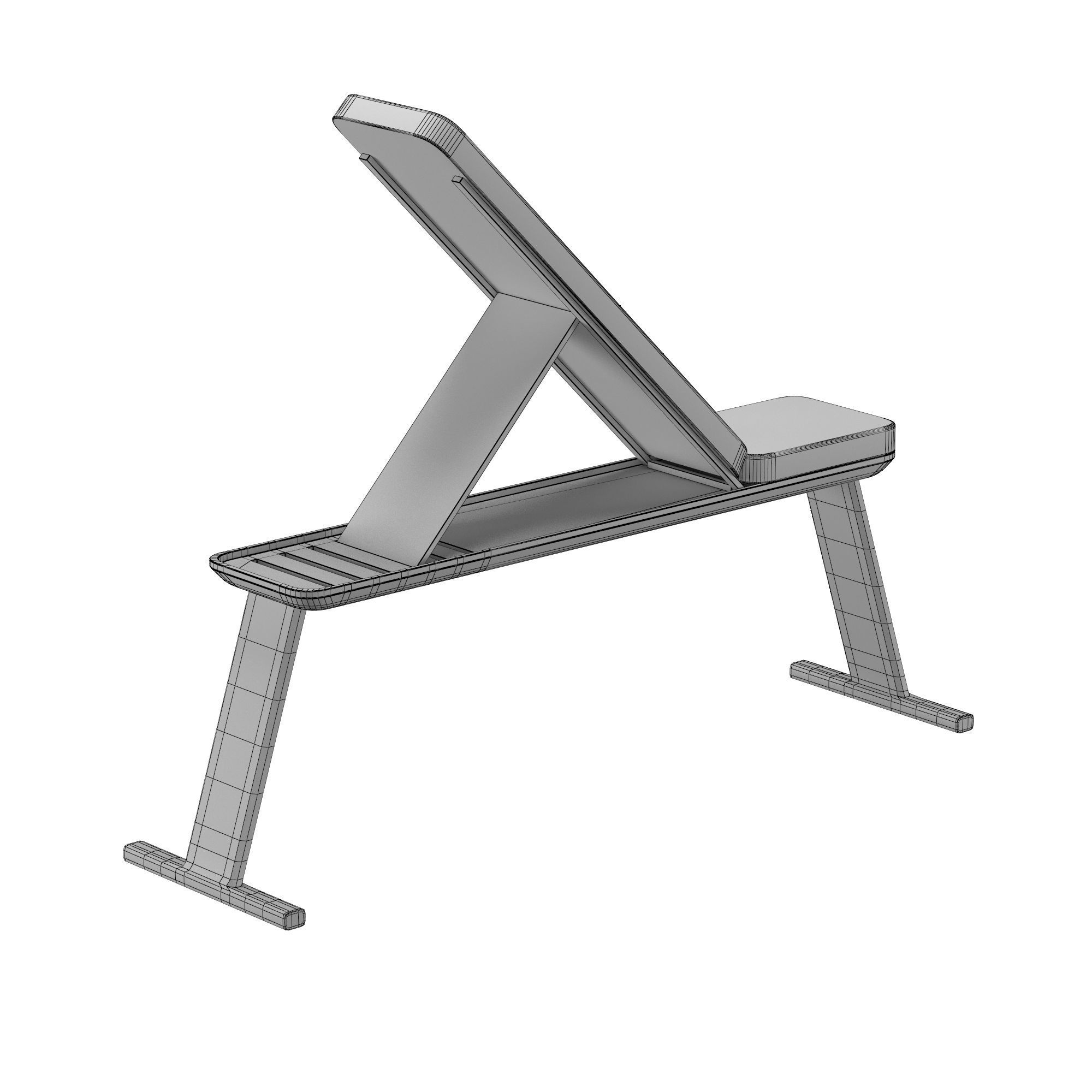 Forme Fitness - Adjustable Bench 3D model | CGTrader
