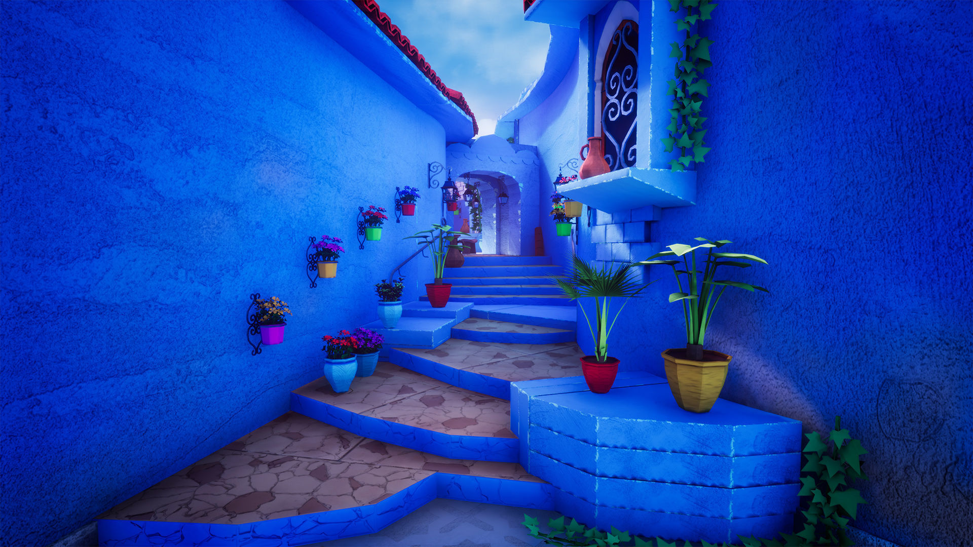 3D model Middle Eastern Street Modular Package 50 Assets VR / AR / low ...