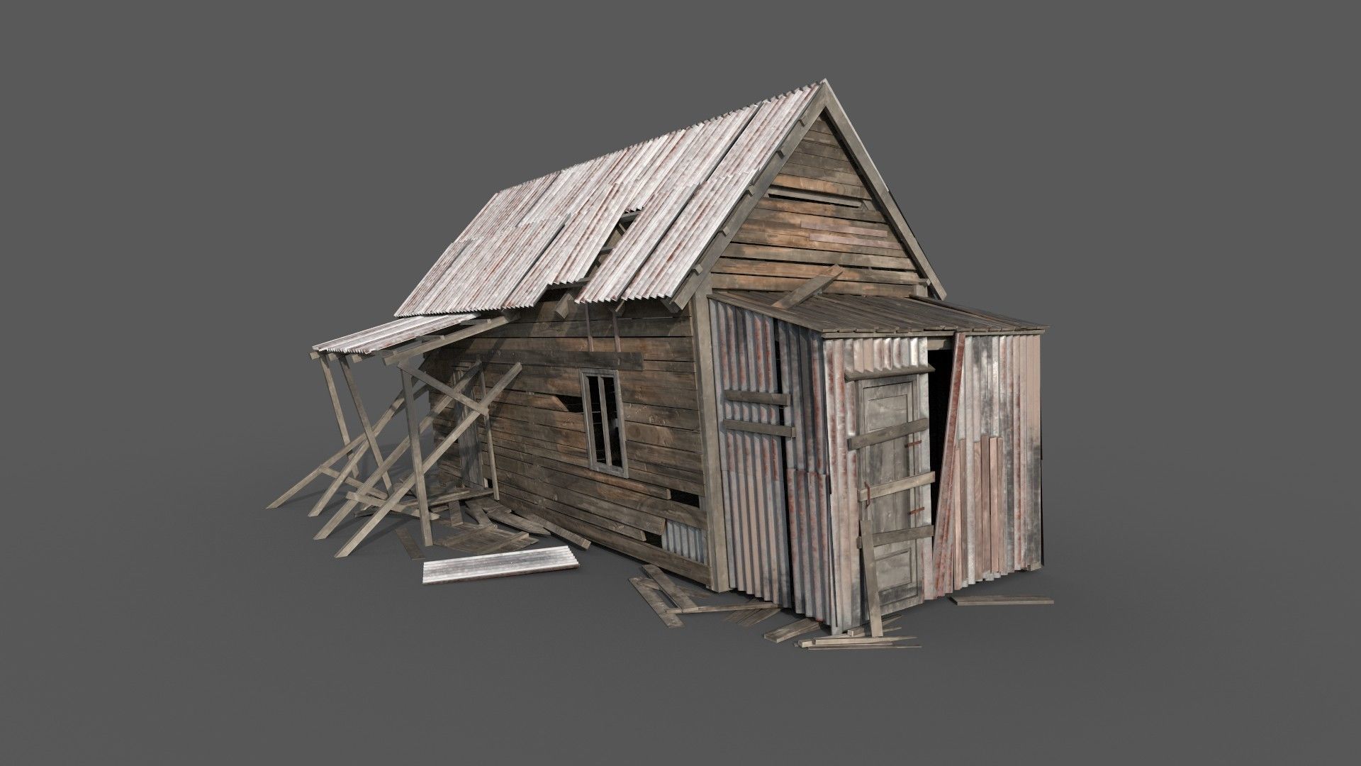 3D model Old House VR / AR / low-poly | CGTrader