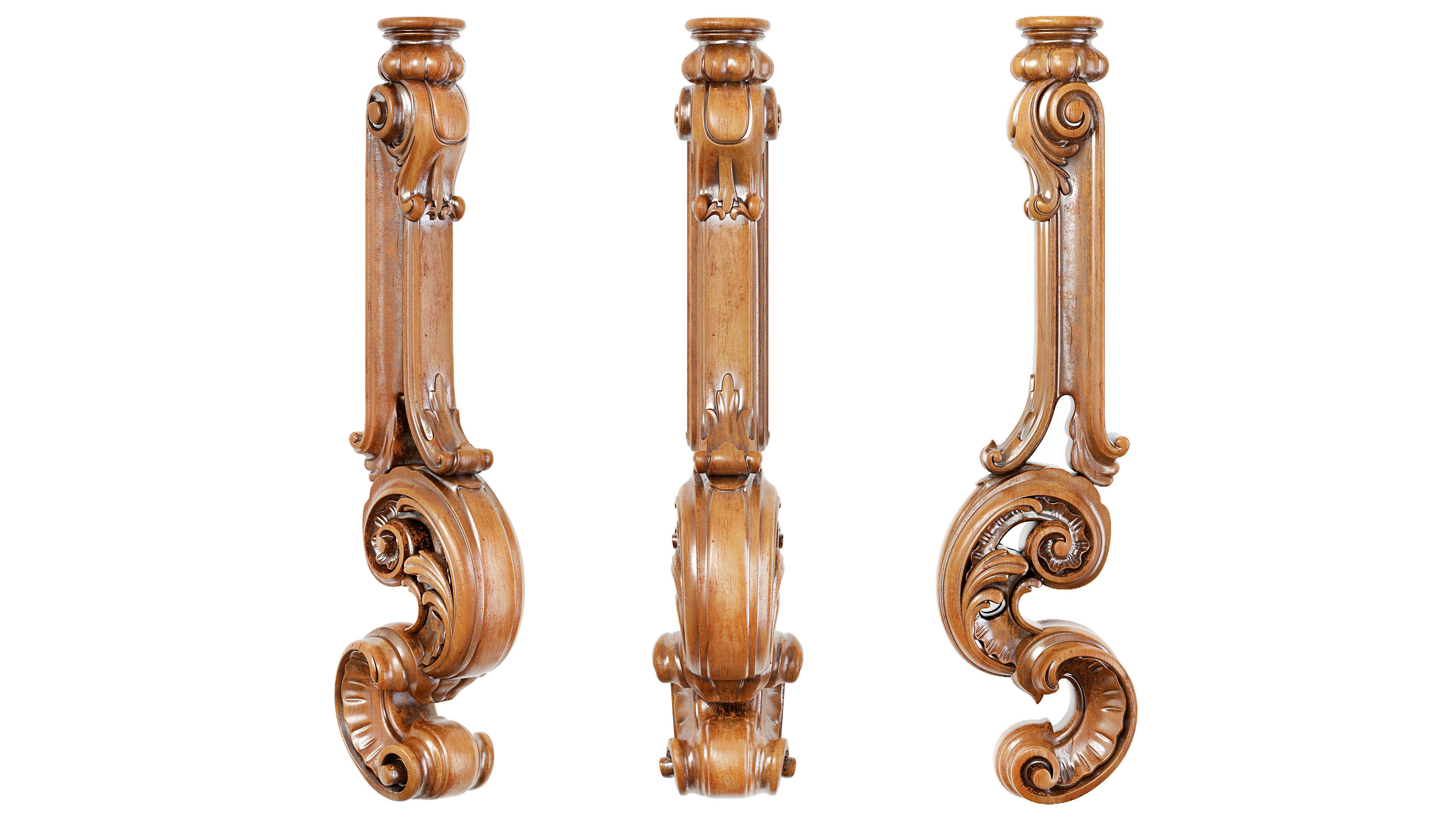 Classic leg 043 3D model | CGTrader