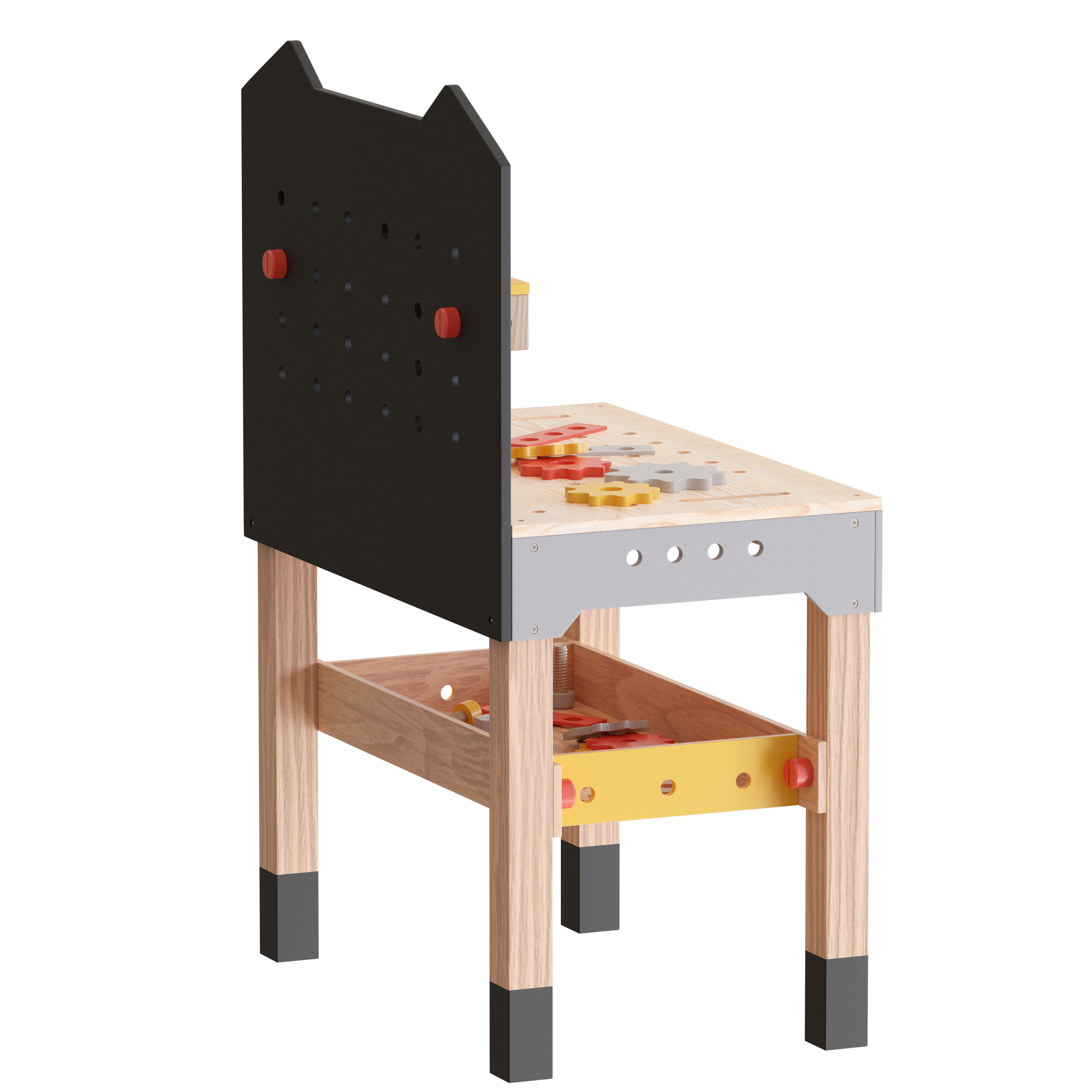 3D model ROBUD Wooden Tool Workbench Toy for Kids VR / AR / low-poly ...