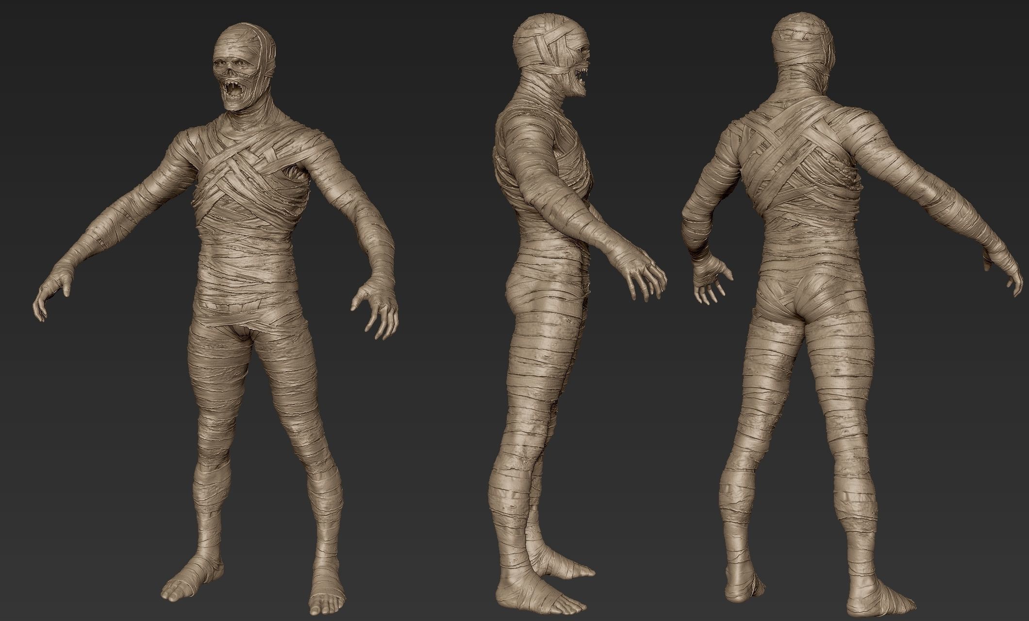 Mummy 3D model | CGTrader