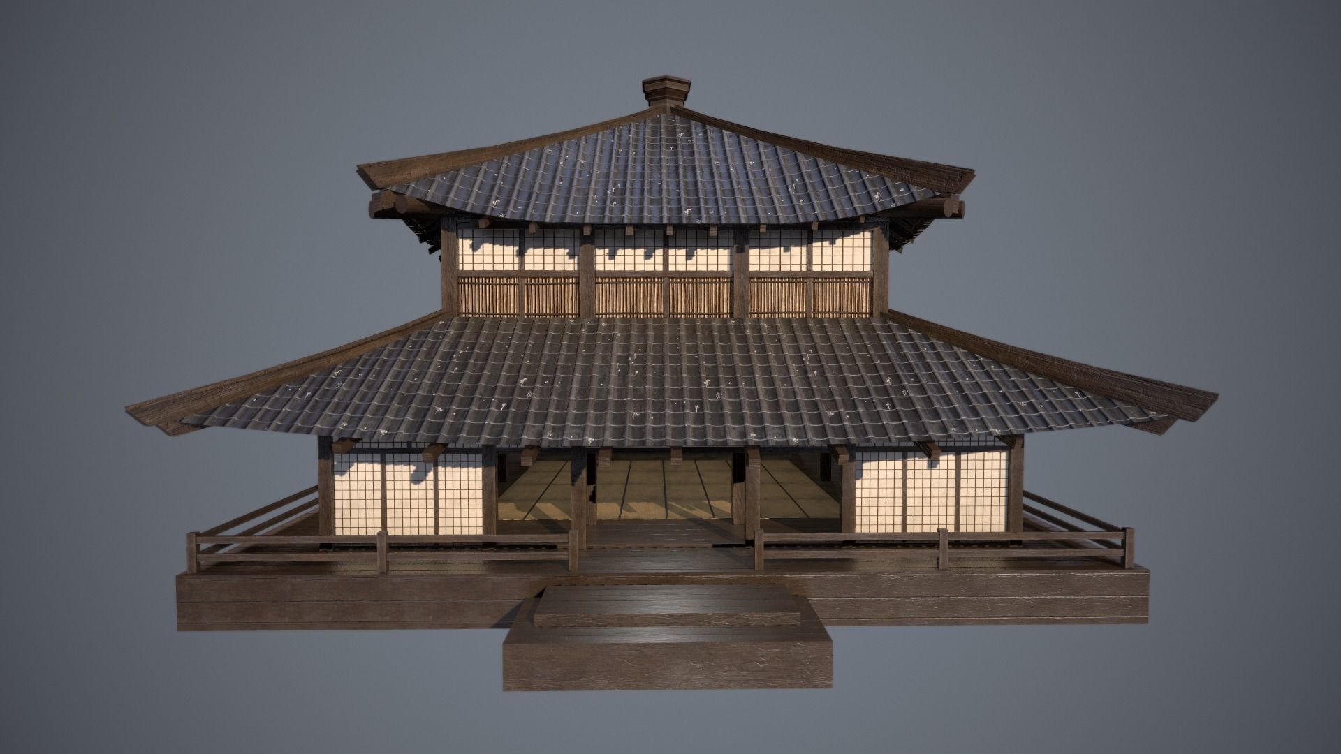 3D model Japanese Dojo VR / AR / low-poly | CGTrader