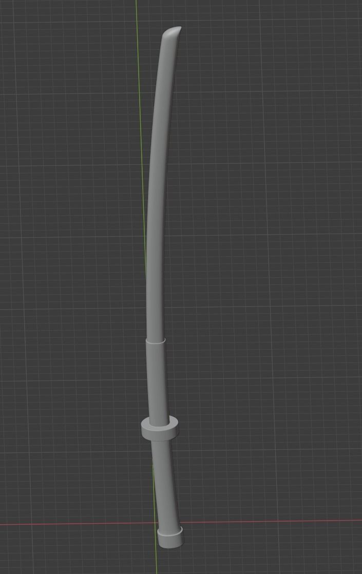 Ssangsudo - Korean Two-Handed Sword free 3D model 3D printable | CGTrader