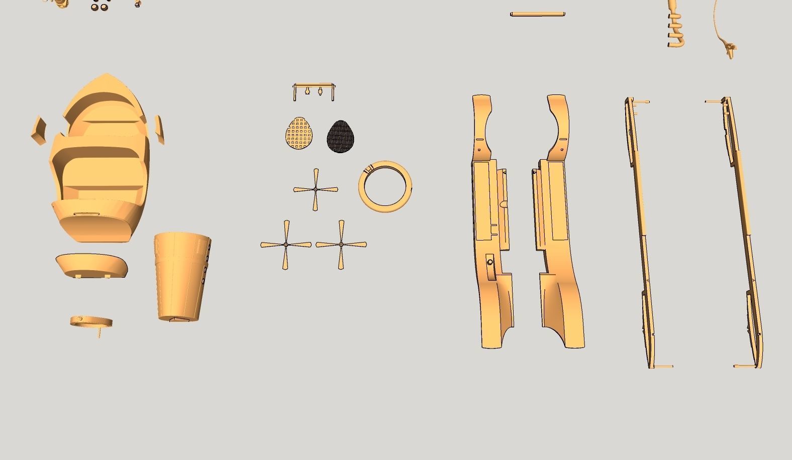 Chitty Chitty Bang Bang car PRINTABLE HIGH POLY 3D 3D model 3D ...