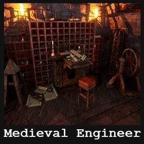 3D model Medieval Engineer Props 35 Props VR / AR / low-poly | CGTrader