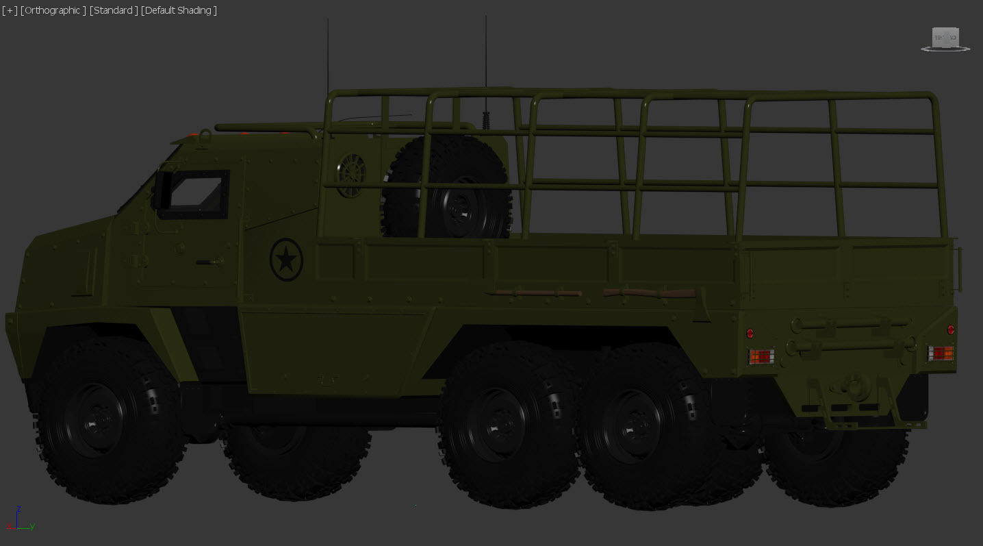 Armored military transport 3D model | CGTrader