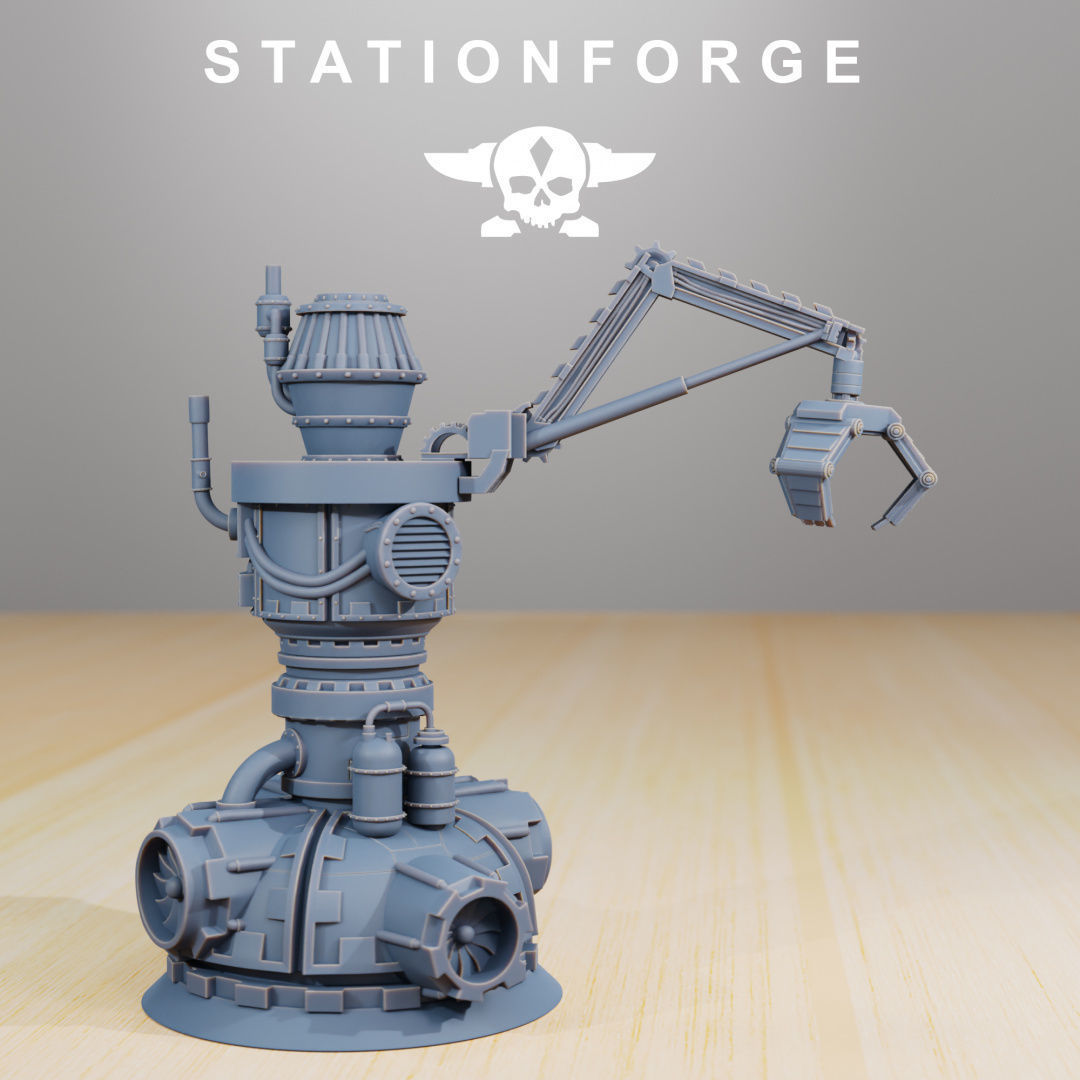 Industrial Terrain 3D model 3D printable | CGTrader