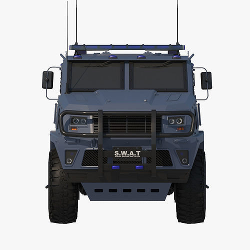 Armored swat van 3D model | CGTrader