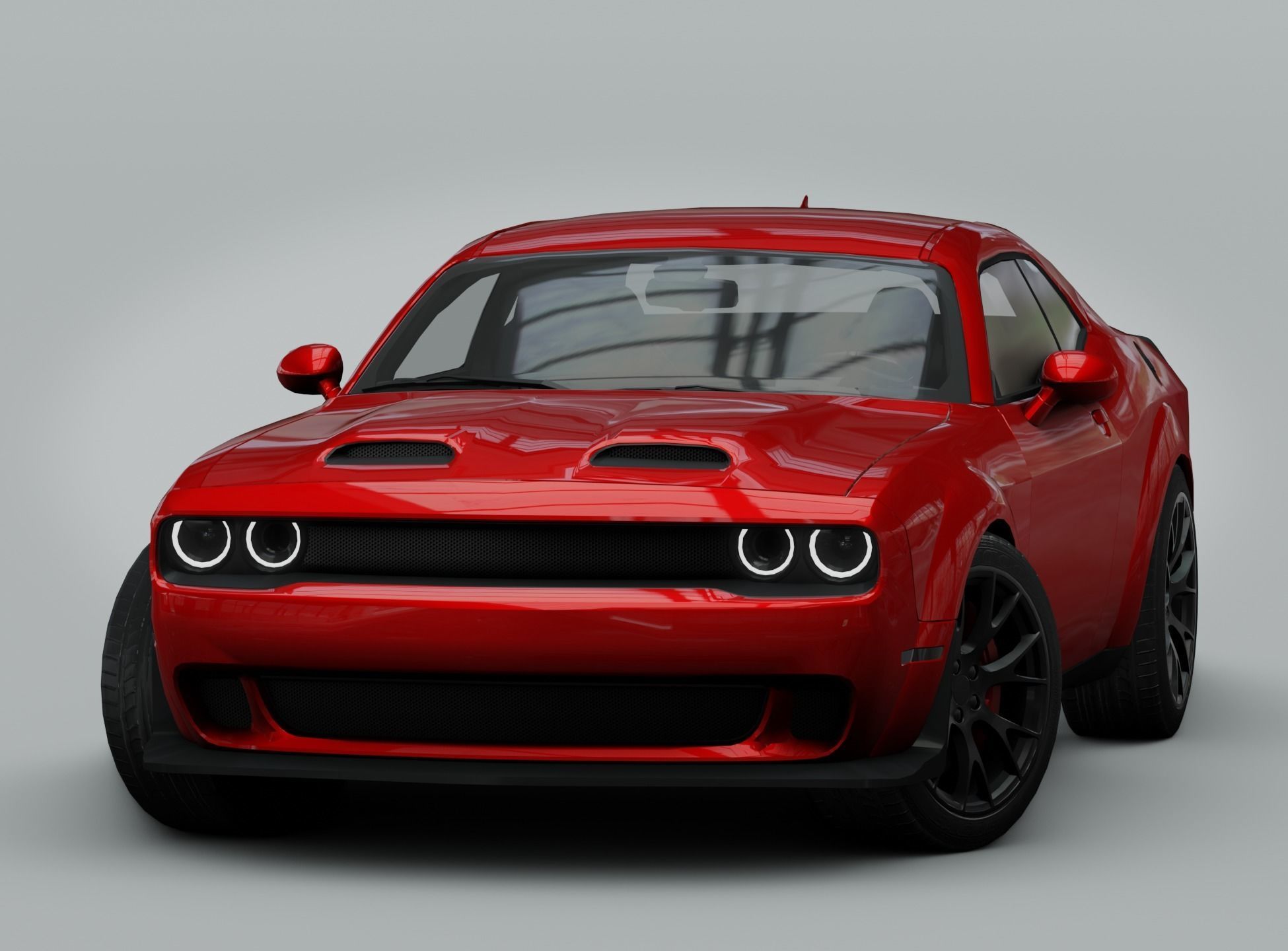 Dodge Challenger SRT Hellcat Widebody Redeye 2022 3D model | CGTrader