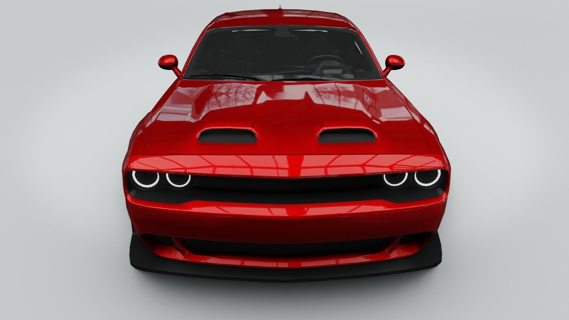 Dodge Challenger SRT Hellcat Widebody Redeye 2022 3D model | CGTrader