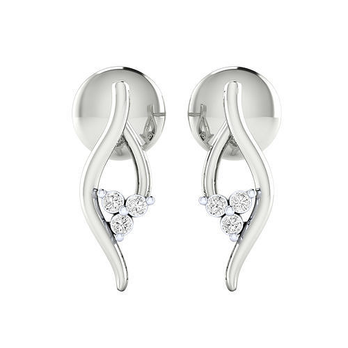 Women Earrings 3D model 3D printable | CGTrader