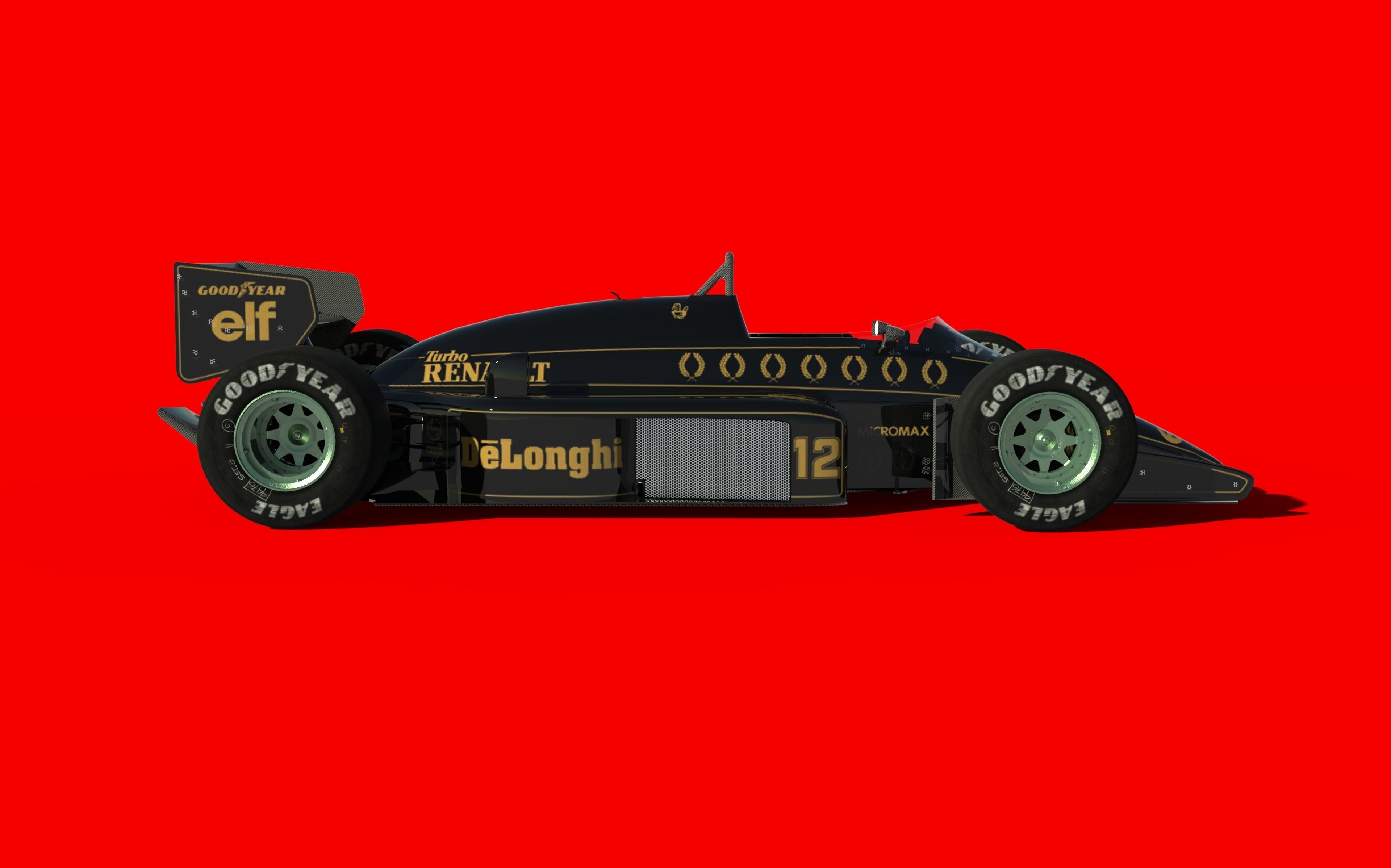 LOTUS-98T racing car 3D model | CGTrader