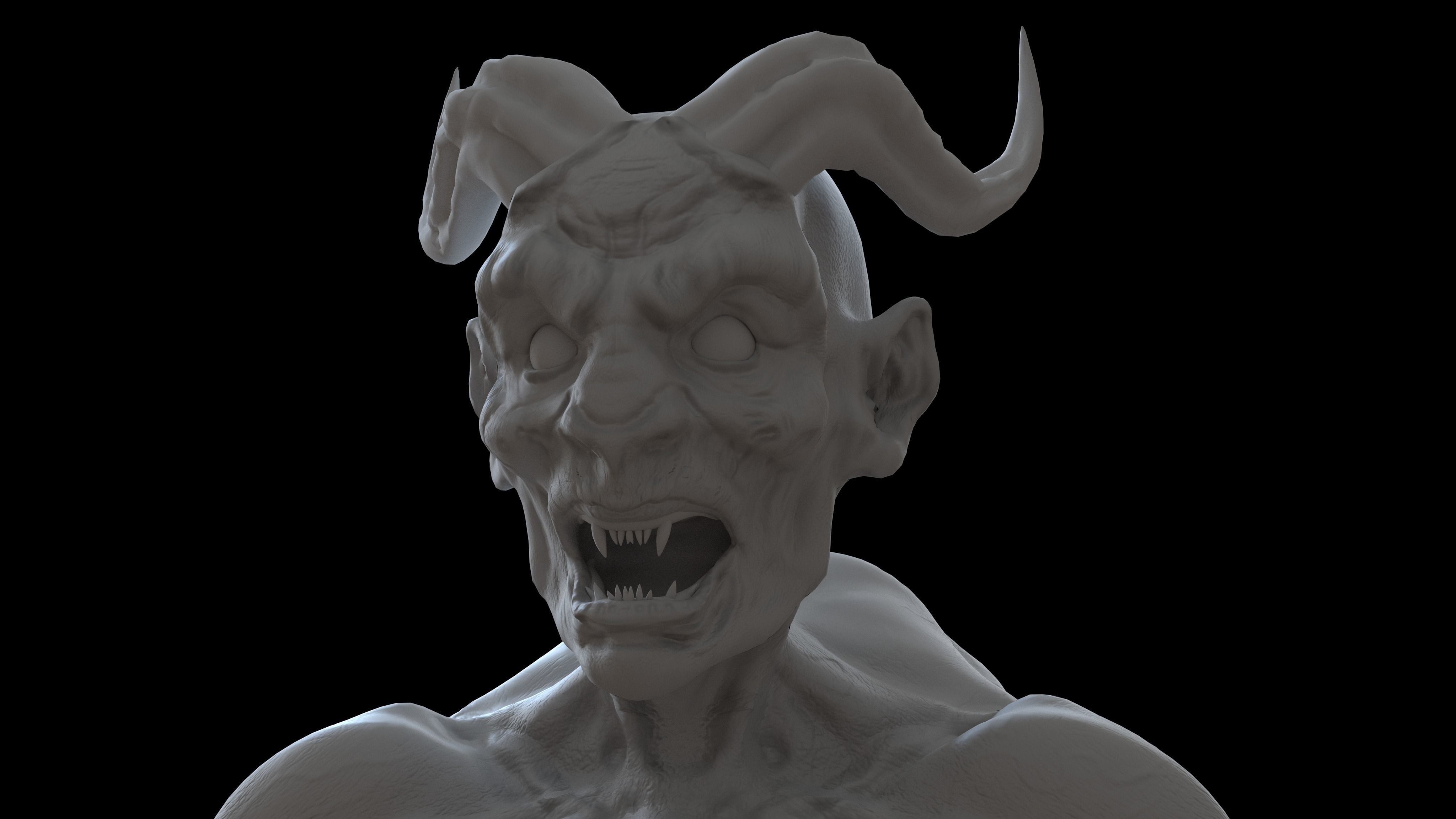 THE EXORCIST DEVIL 3D model animated rigged | CGTrader