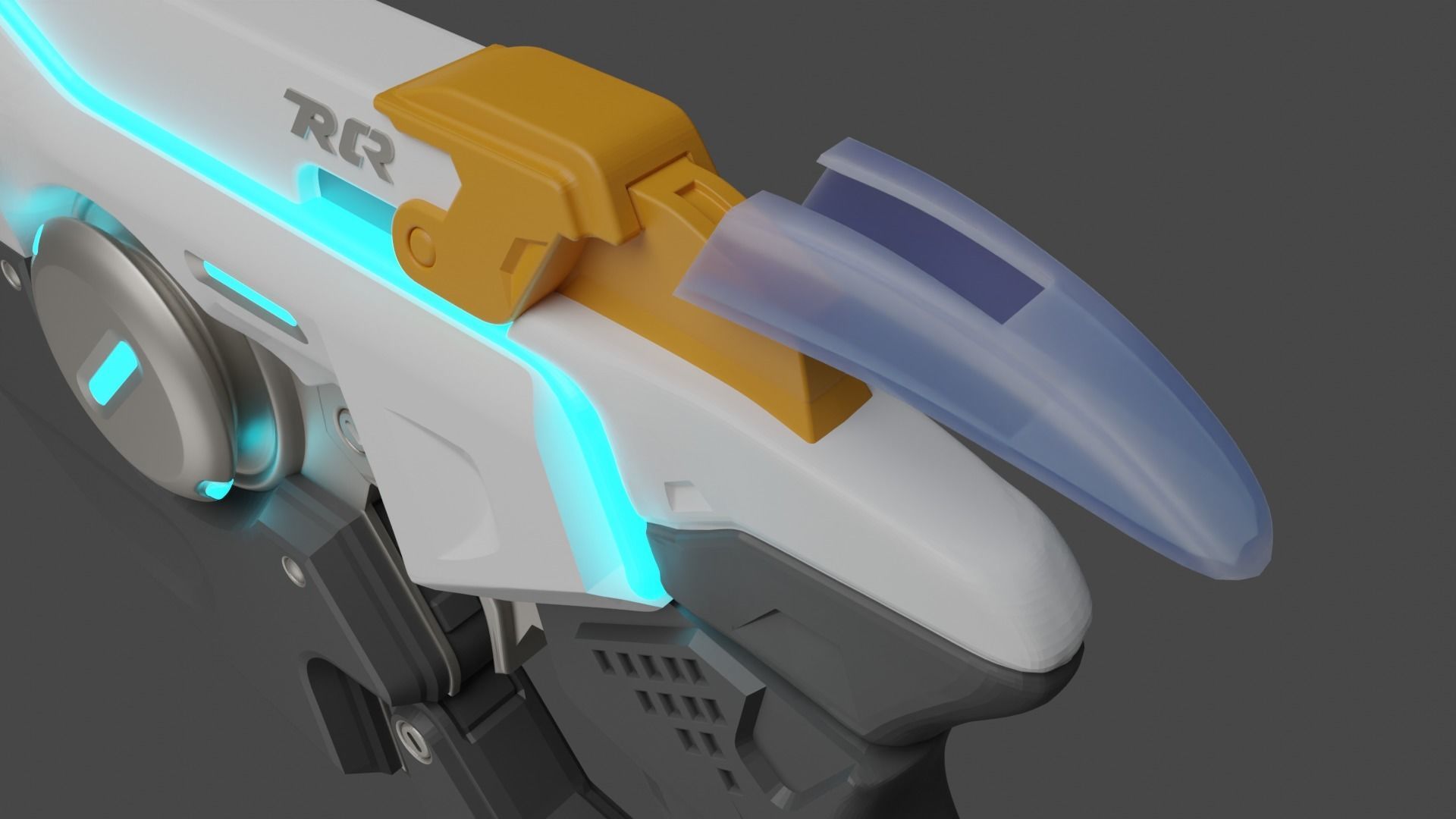 Overwatch 2 - Tracer Pulse Pistol 3D model 3D printable | CGTrader