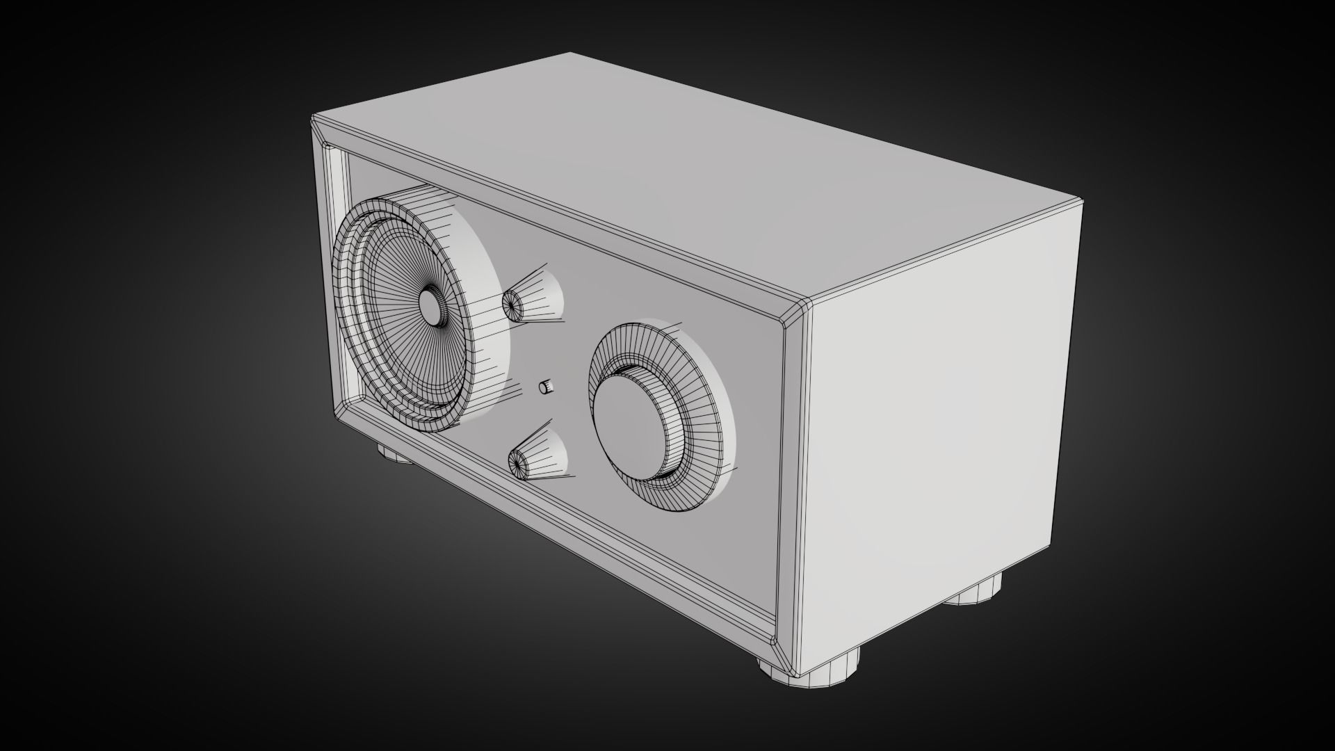 Radio Basic free 3D model | CGTrader