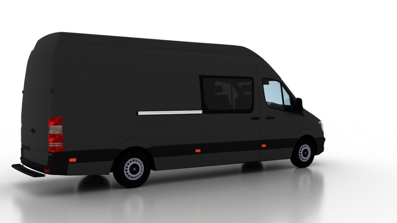 Mercedes Benz Sprinter L3H3 2015 Crew Van EU 3D model | CGTrader