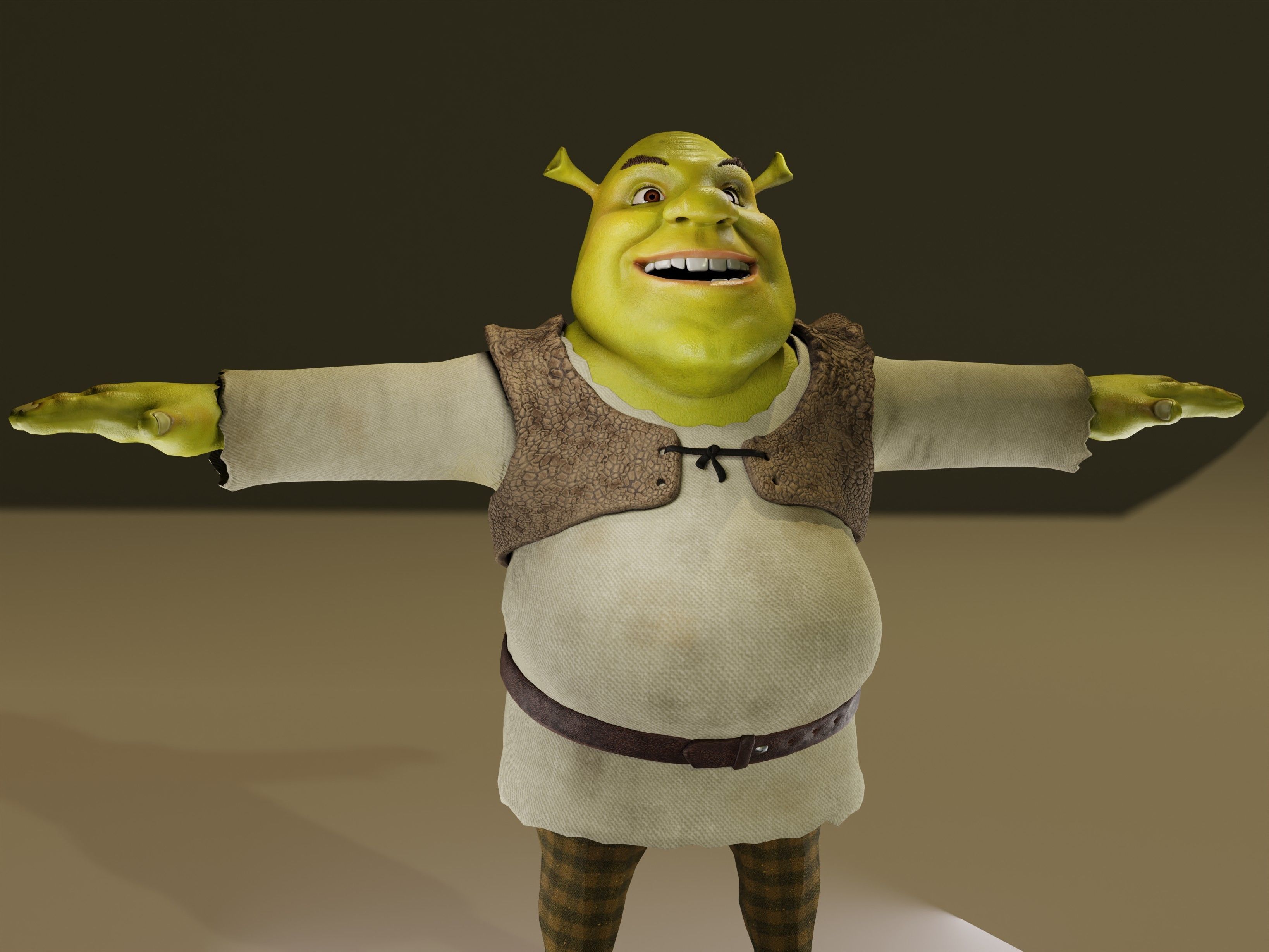 3D model Shrek VR / AR / low-poly | CGTrader