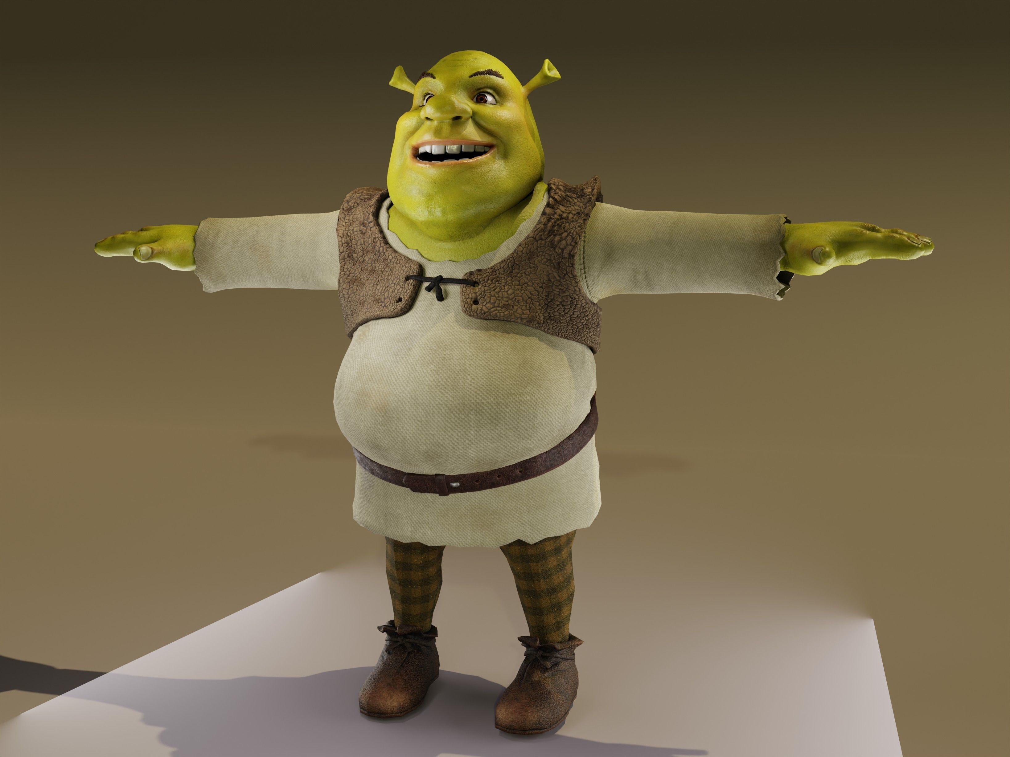 3D model Shrek VR / AR / low-poly | CGTrader