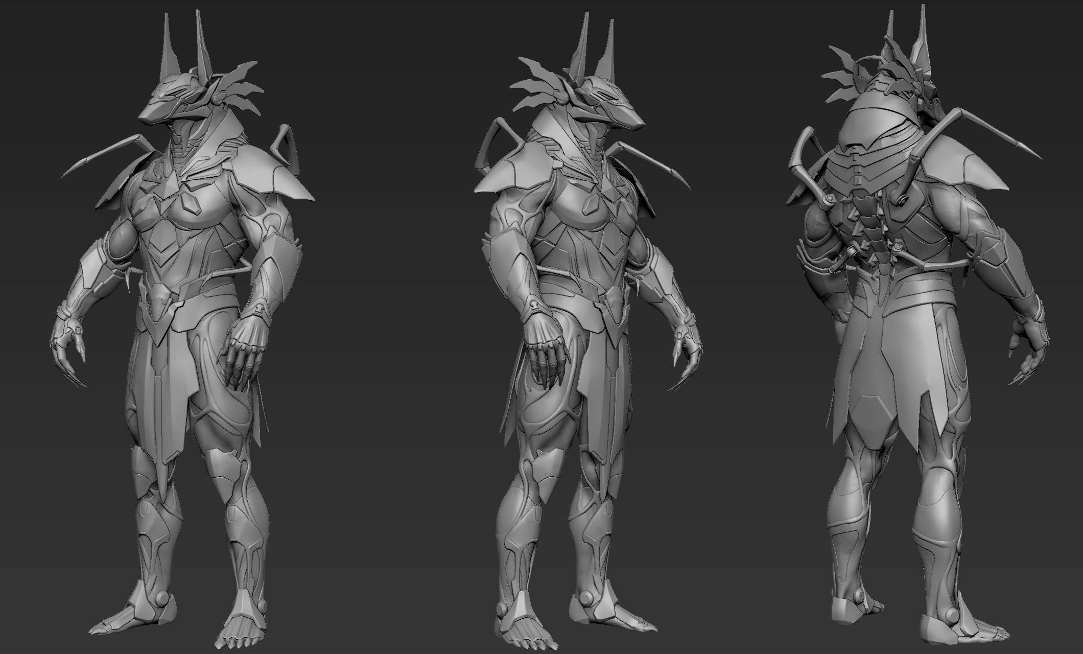 Anubis Cyber Suit 3D model | CGTrader