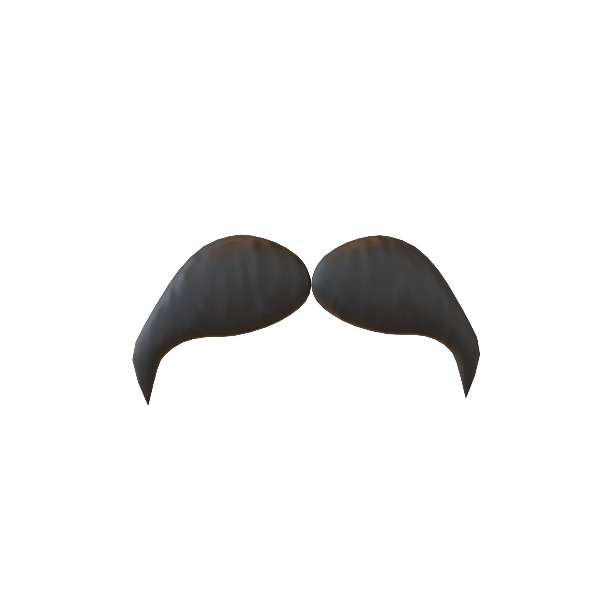 3D model Cartoon Mustache v6 001 VR / AR / low-poly | CGTrader