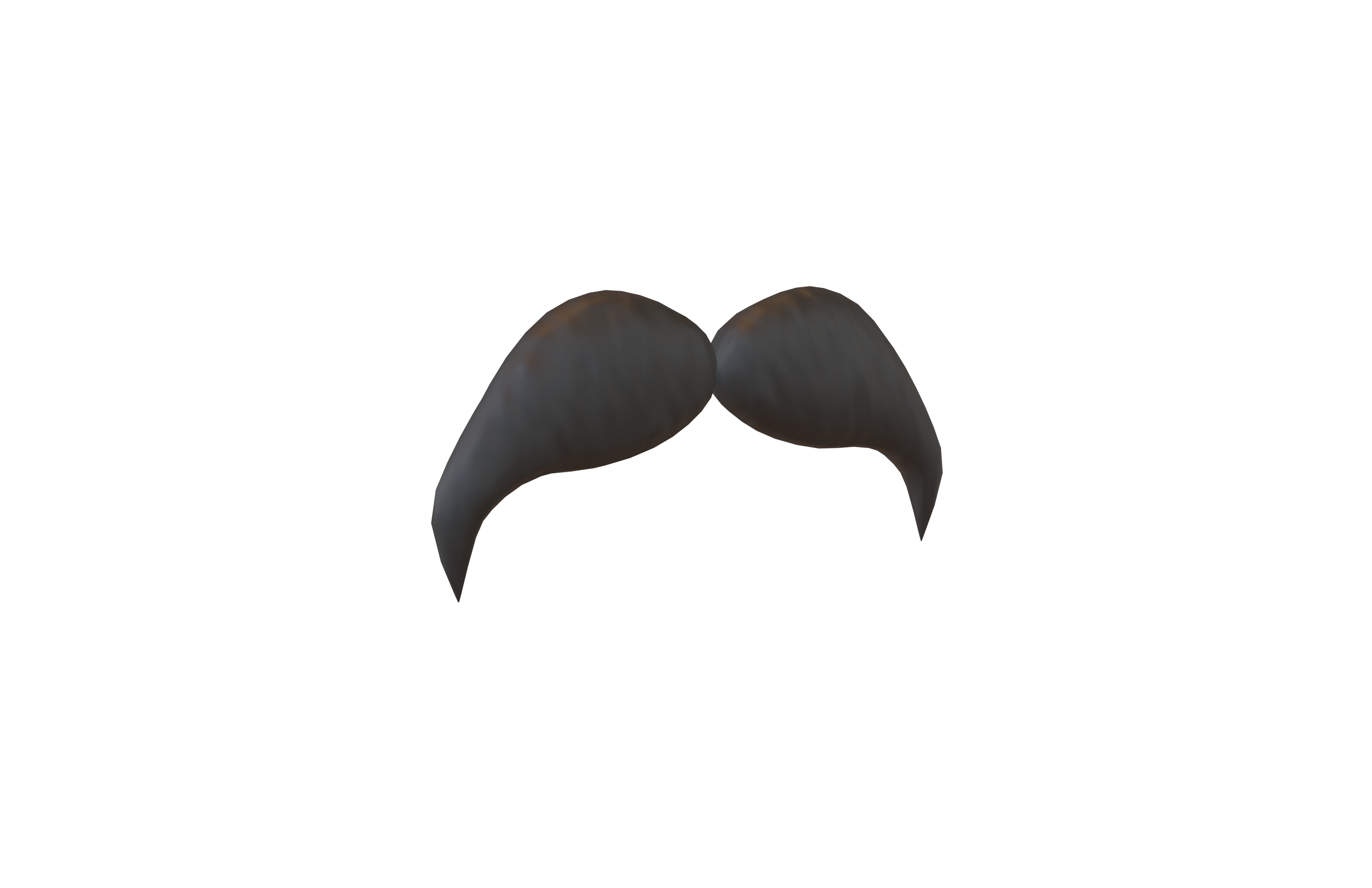 3D model Cartoon Mustache v6 001 VR / AR / low-poly | CGTrader