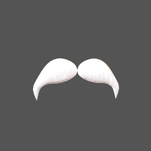 3D model Cartoon Mustache v6 006 VR / AR / low-poly | CGTrader