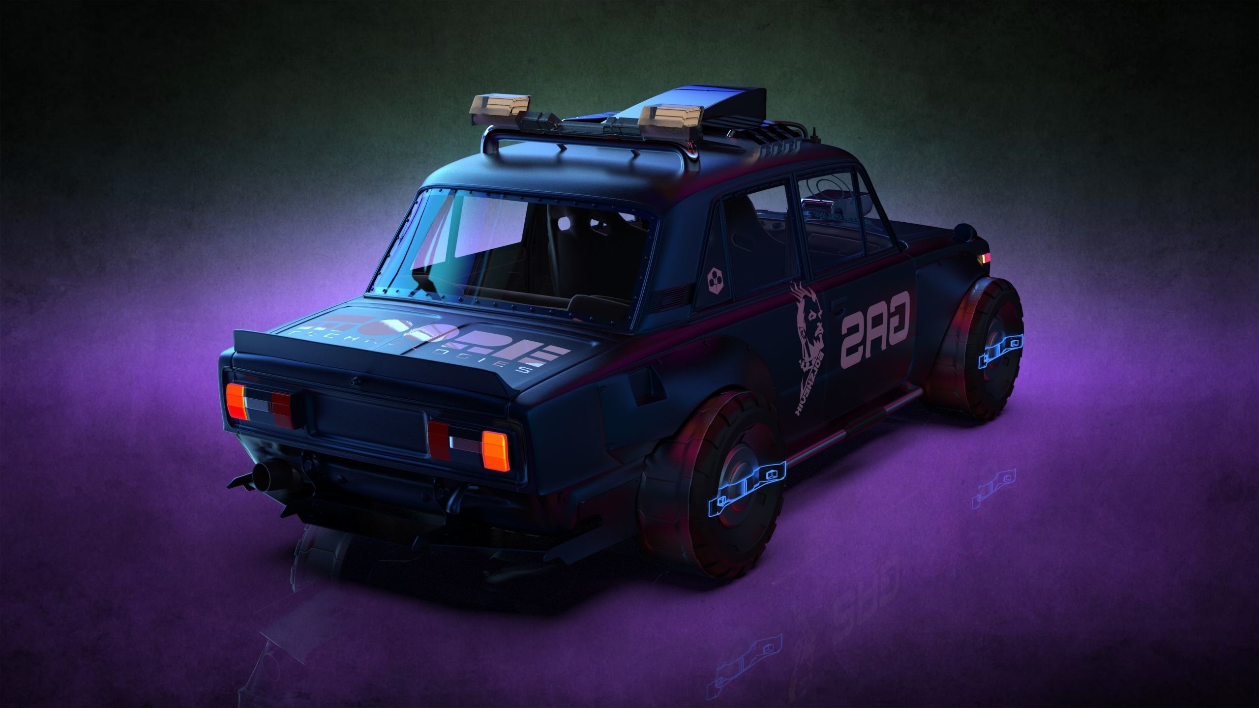 Cyber lada HP for renders 3D model | CGTrader