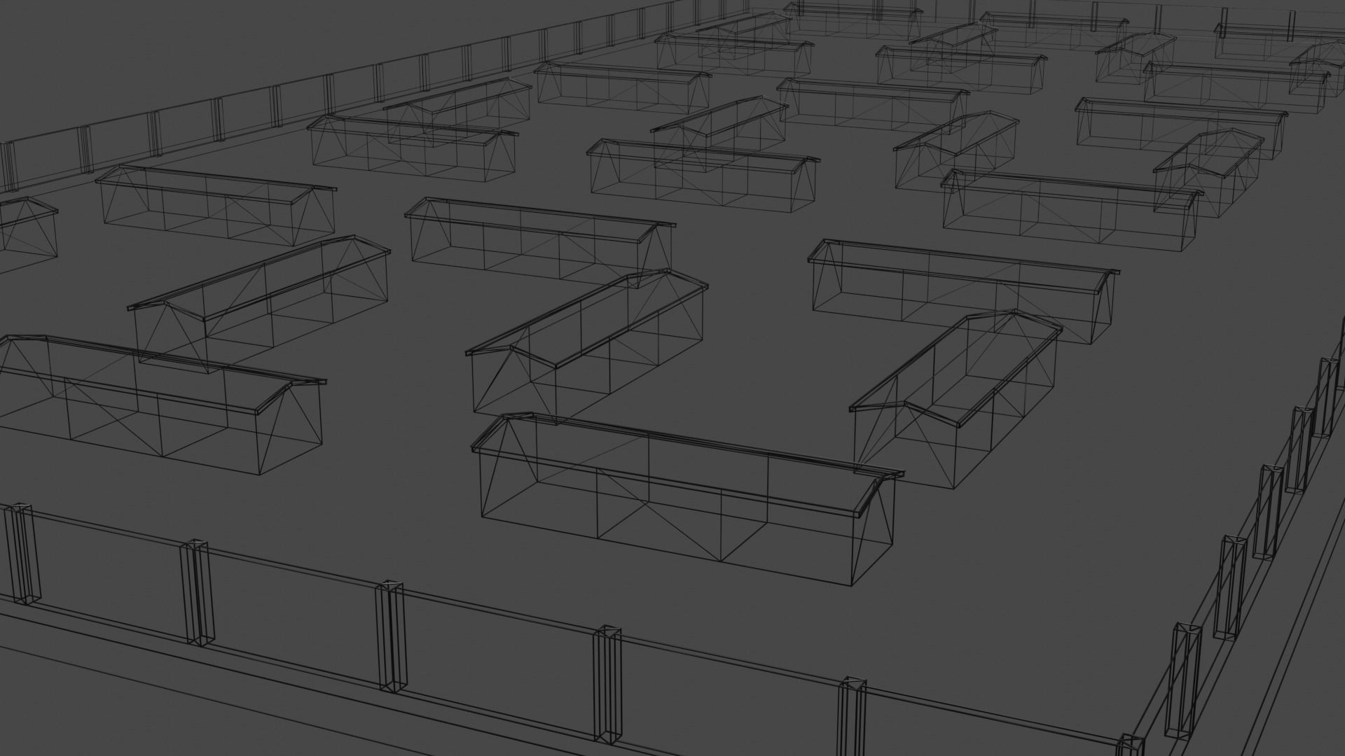 3D model Houses in a Hostel VR / AR / low-poly | CGTrader