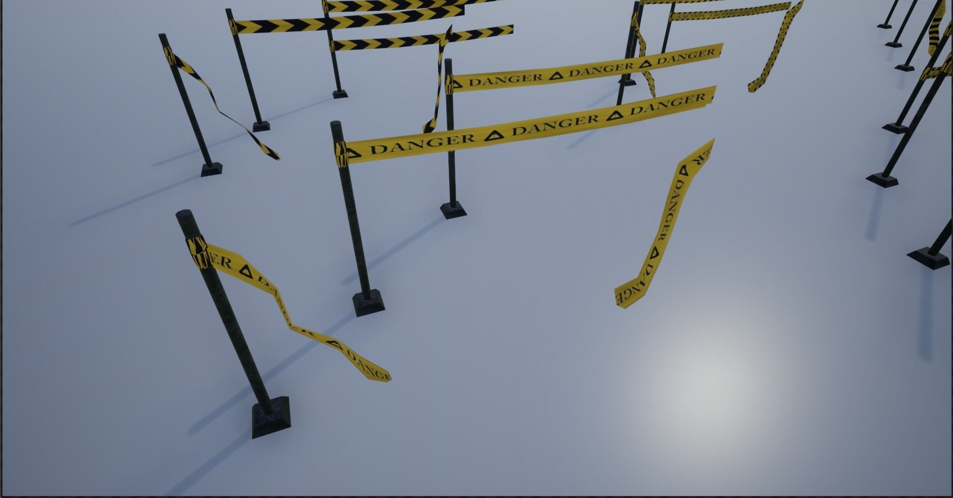 3D model Modular Ribbon Scene Stripes VR / AR / low-poly | CGTrader