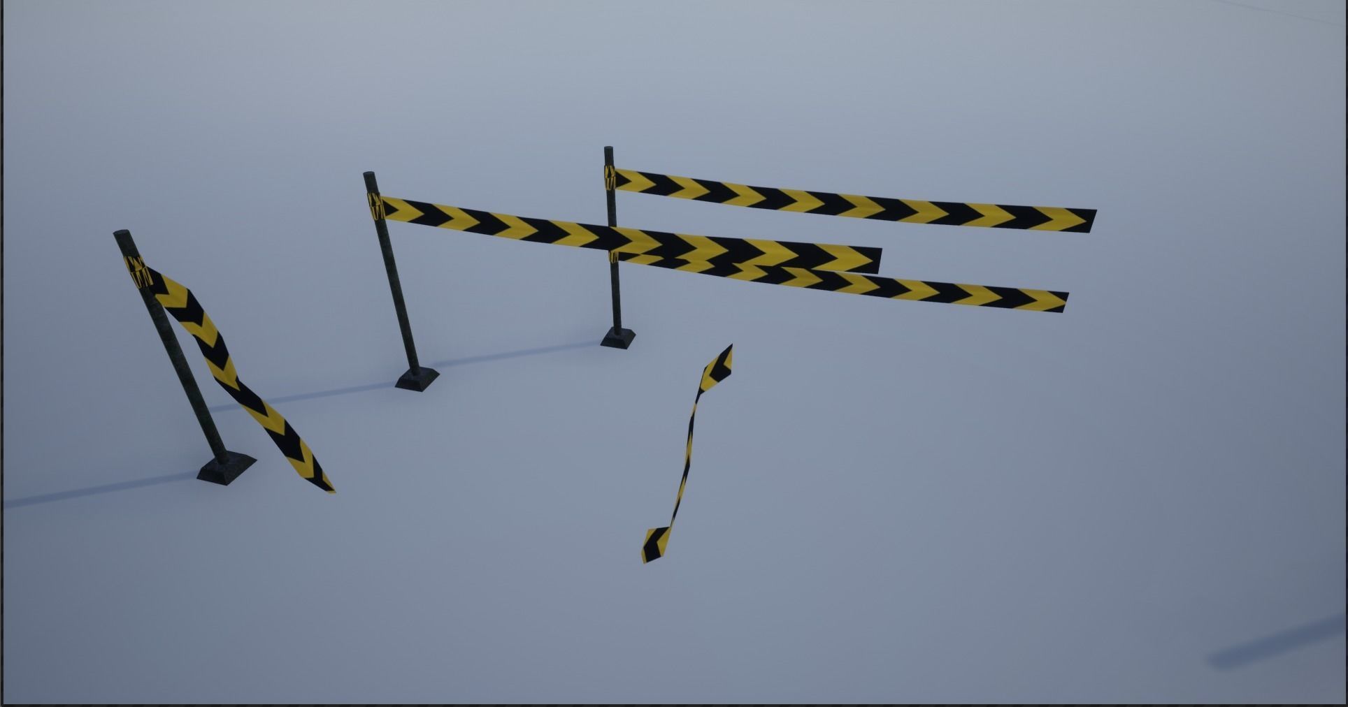 3D model Modular Ribbon Scene Stripes VR / AR / low-poly | CGTrader