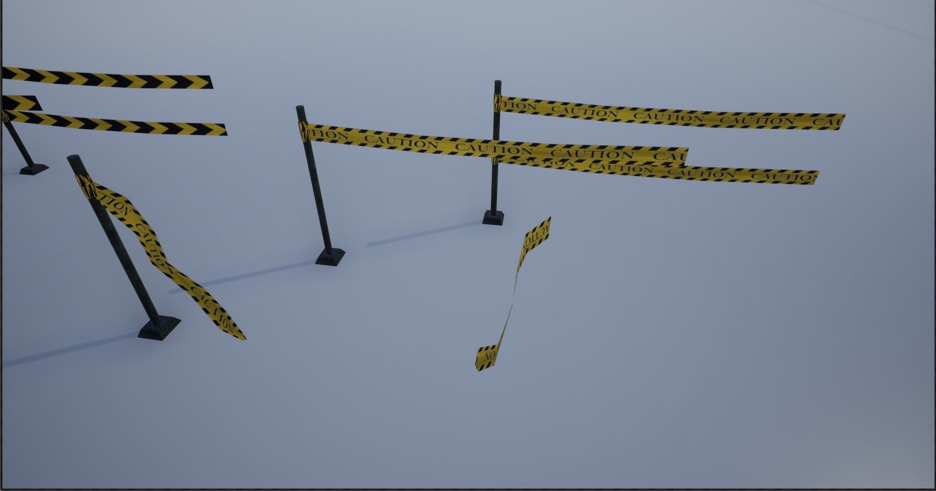 3D model Modular Ribbon Scene Stripes VR / AR / low-poly | CGTrader