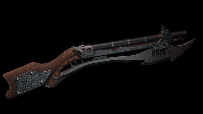 3D model Bladed Musket VR / AR / low-poly | CGTrader