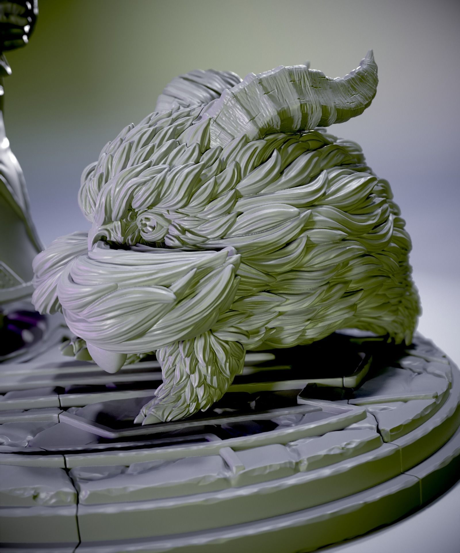 Arcane Fanart - Heimerdinger and his Poro 3d print figurine 3D model 3D ...