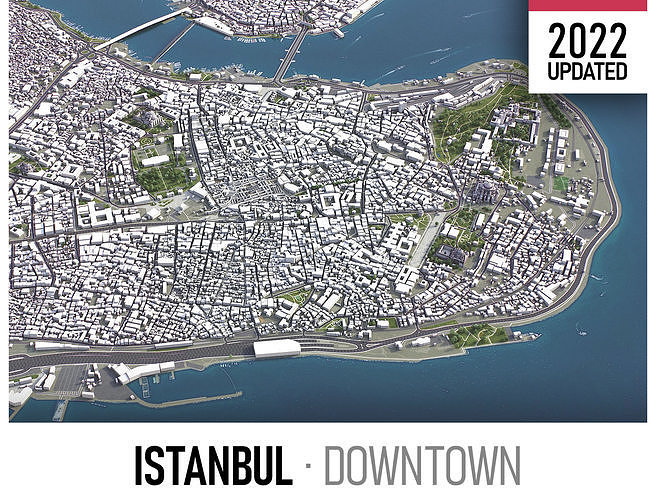 3D model Istanbul VR / AR / low-poly | CGTrader