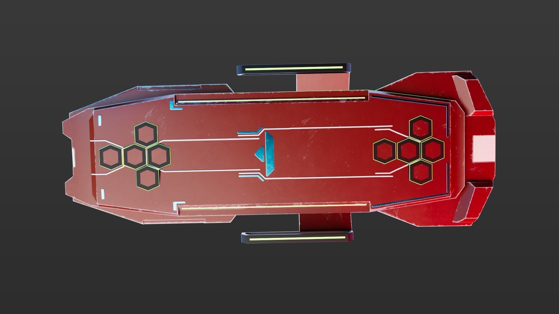 Hoverboard spaceship free VR / AR / low-poly 3D model | CGTrader