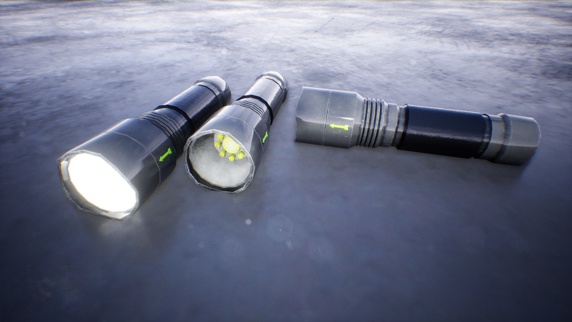 3D model Flashlights 22 Variations VR / AR / low-poly | CGTrader