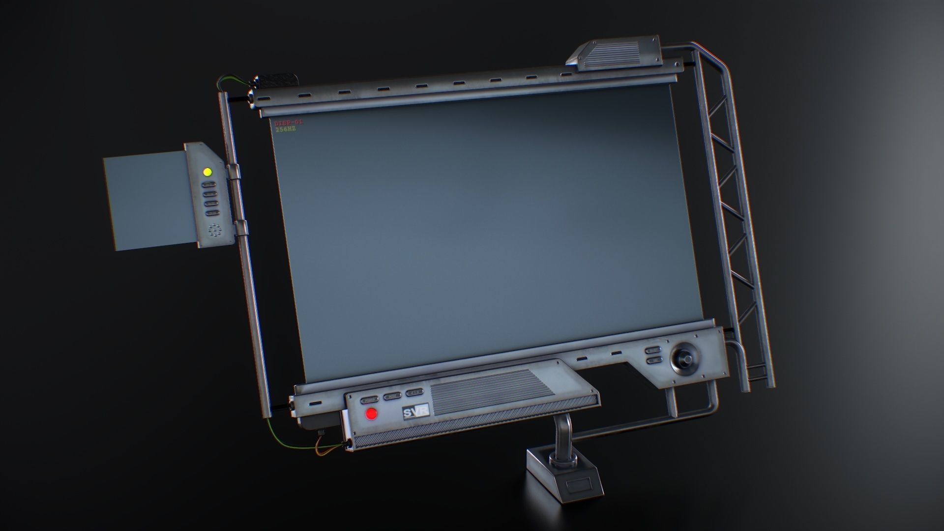 3D model Sci-Fi Screen Display Monitor VR / AR / low-poly | CGTrader